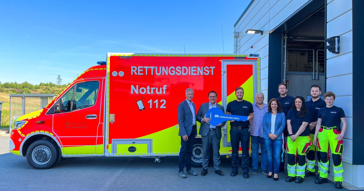Rettungswache Rosmart bekommt neues Fahrzeug | LokalDirekt
