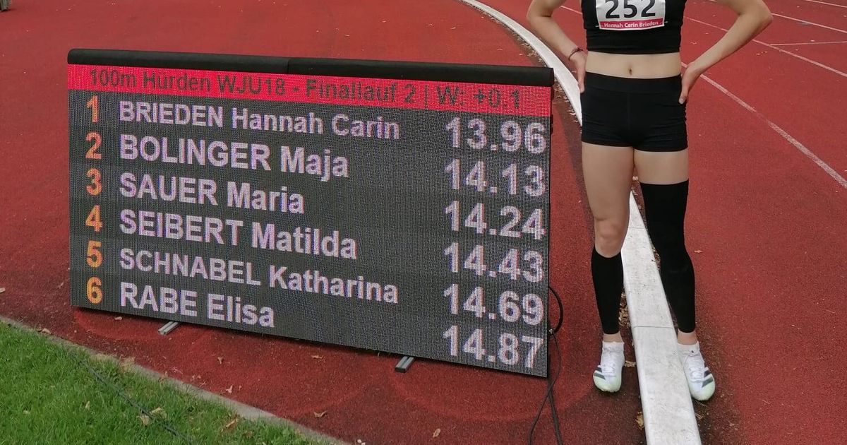 Hannah Brieden holt Titel über 100 Meter Hürden | LokalDirekt