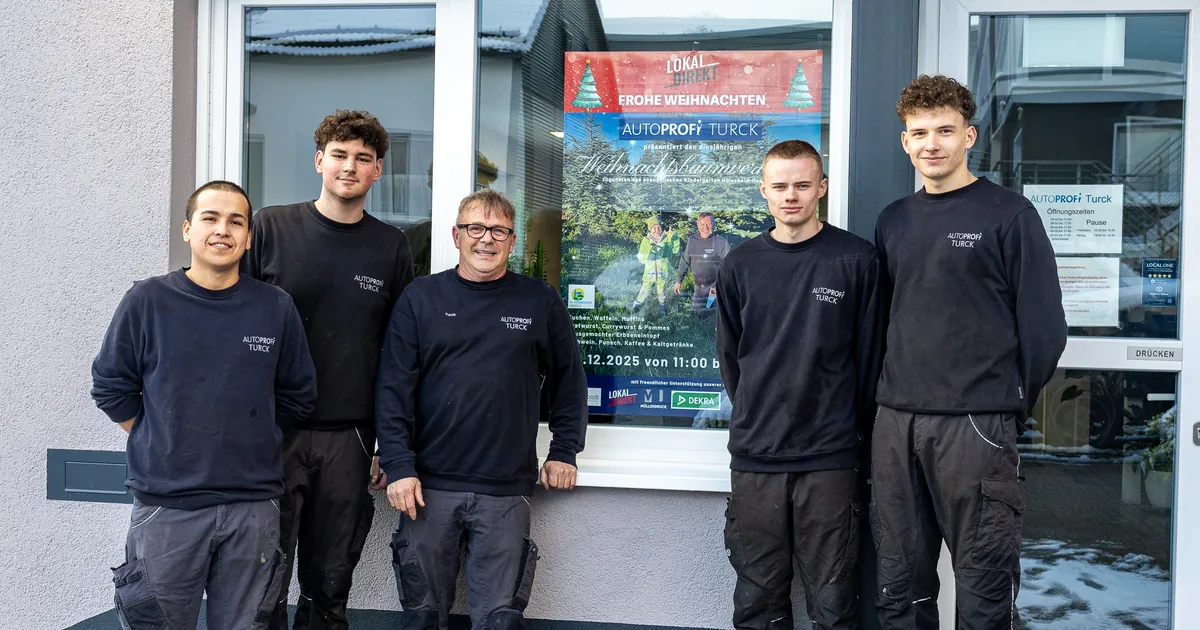 Autoprofi Turck verkauft Weihnachtsbäume für den guten Zweck | LokalDirekt