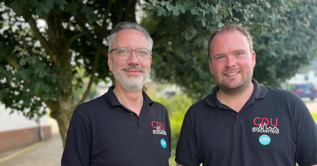 Axel Zacharias und Alexander Ebbert (CDU) zur Kommunalwahl: "Wir ...